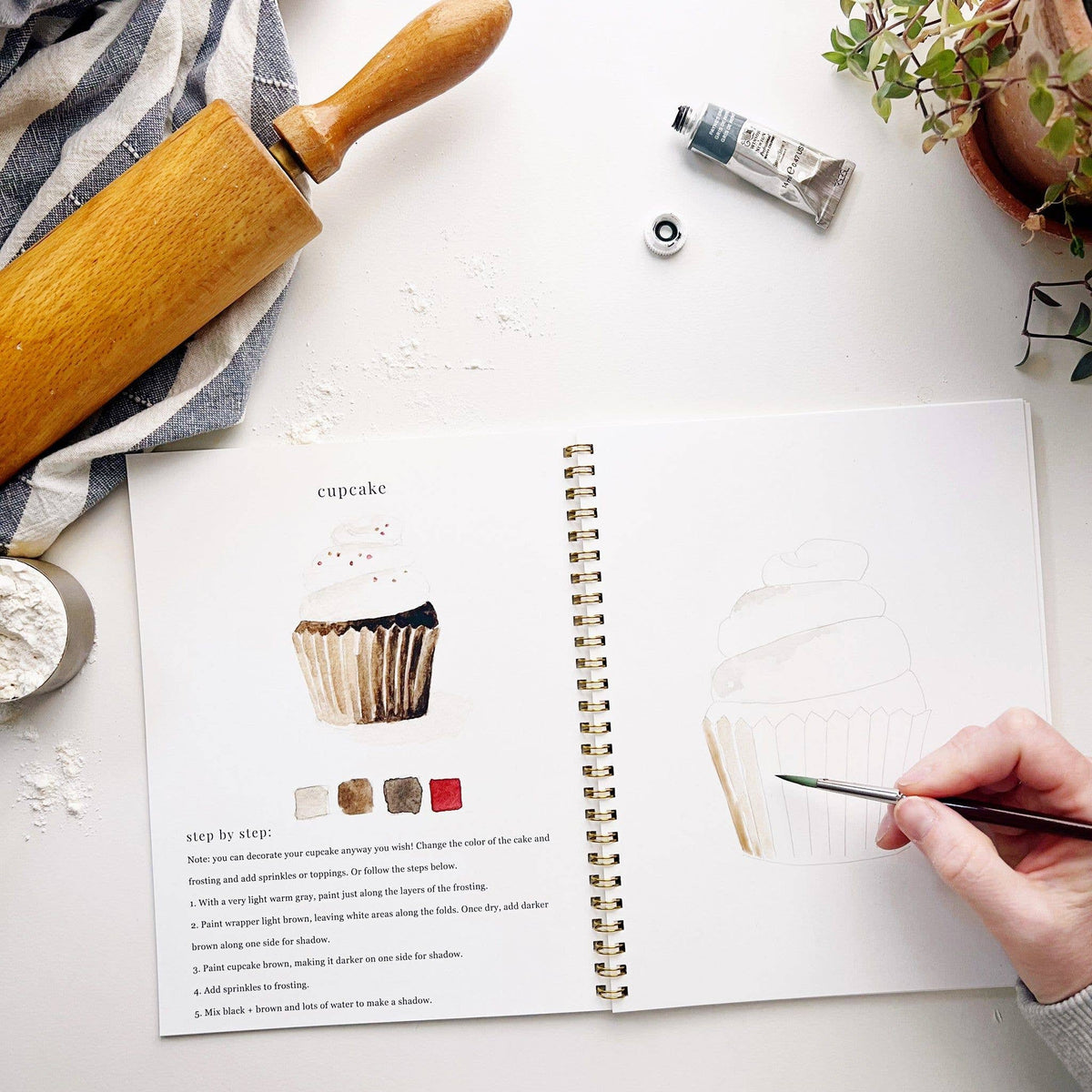 Baking watercolor workbook – Foxtrot Home